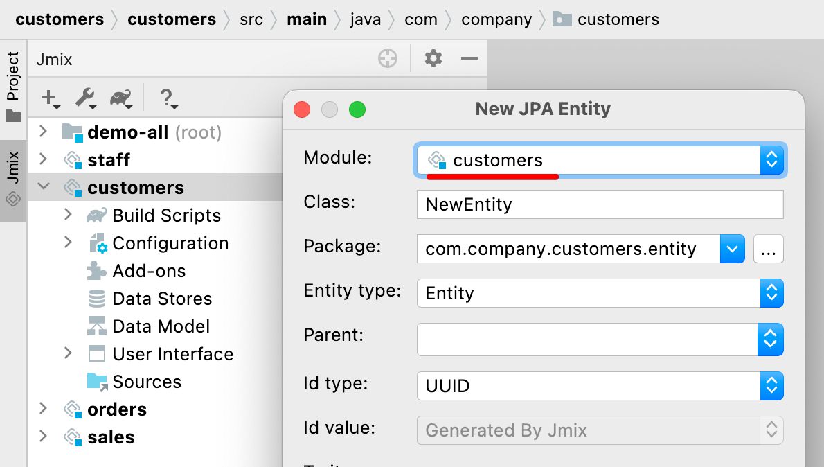 Add-ons and Composite Projects – Jmix