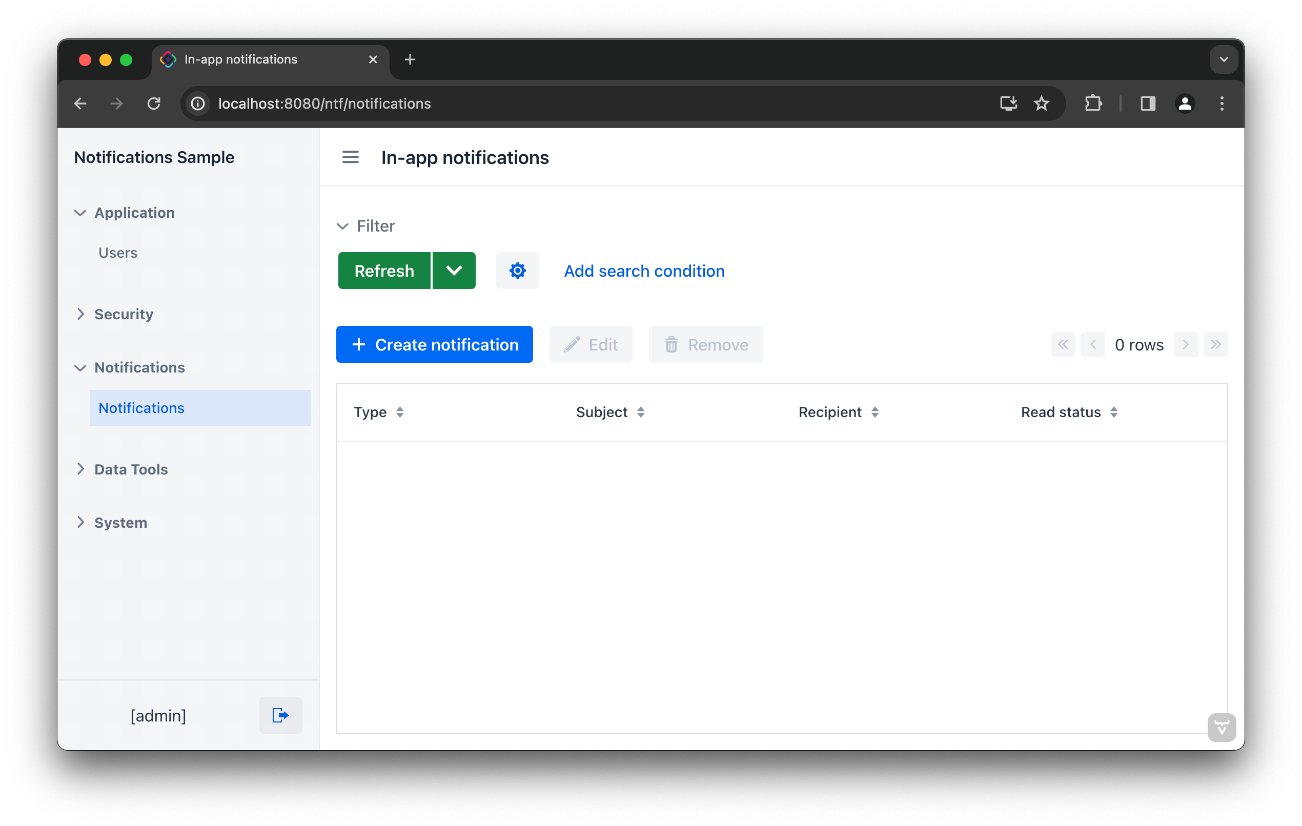 Notifications – Jmix