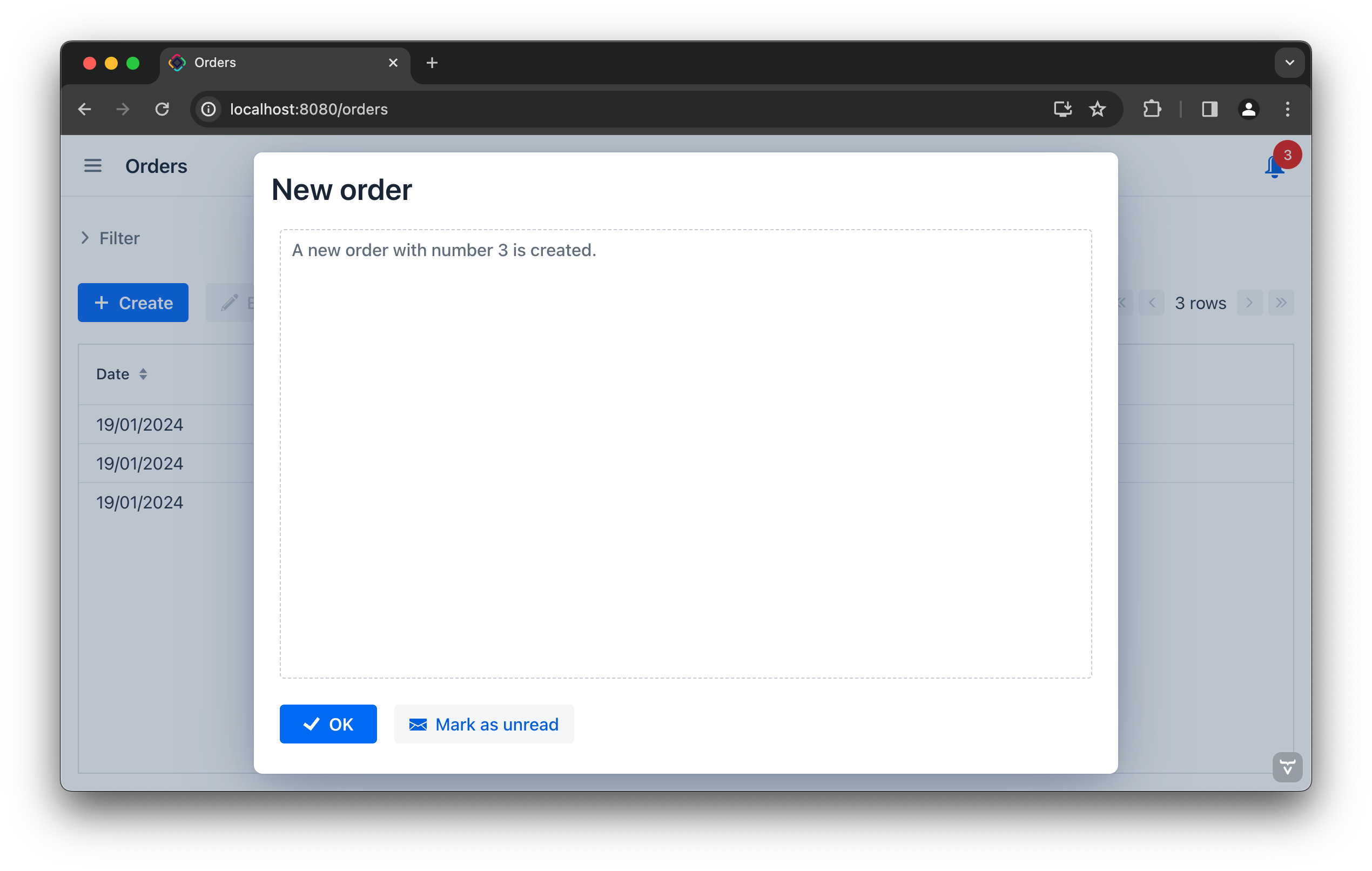 Notifications – Jmix